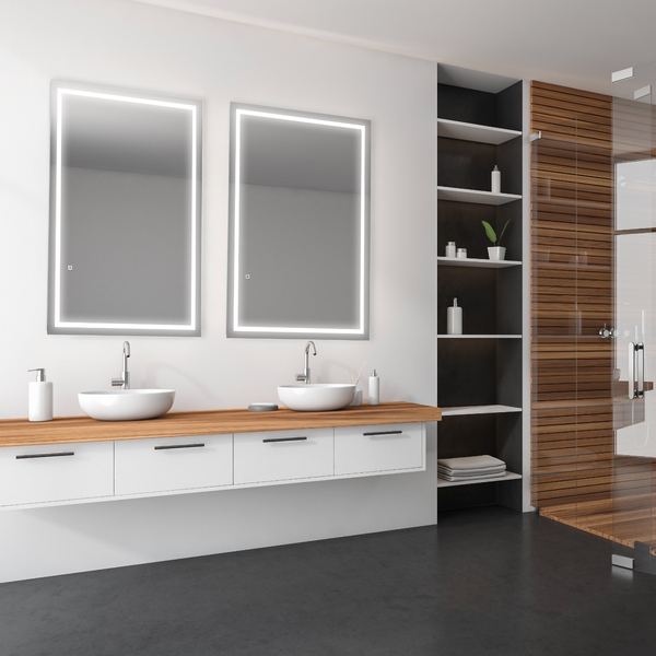 Zenith Lighted Bathroom Vanity Mirror | Modern Mirrors