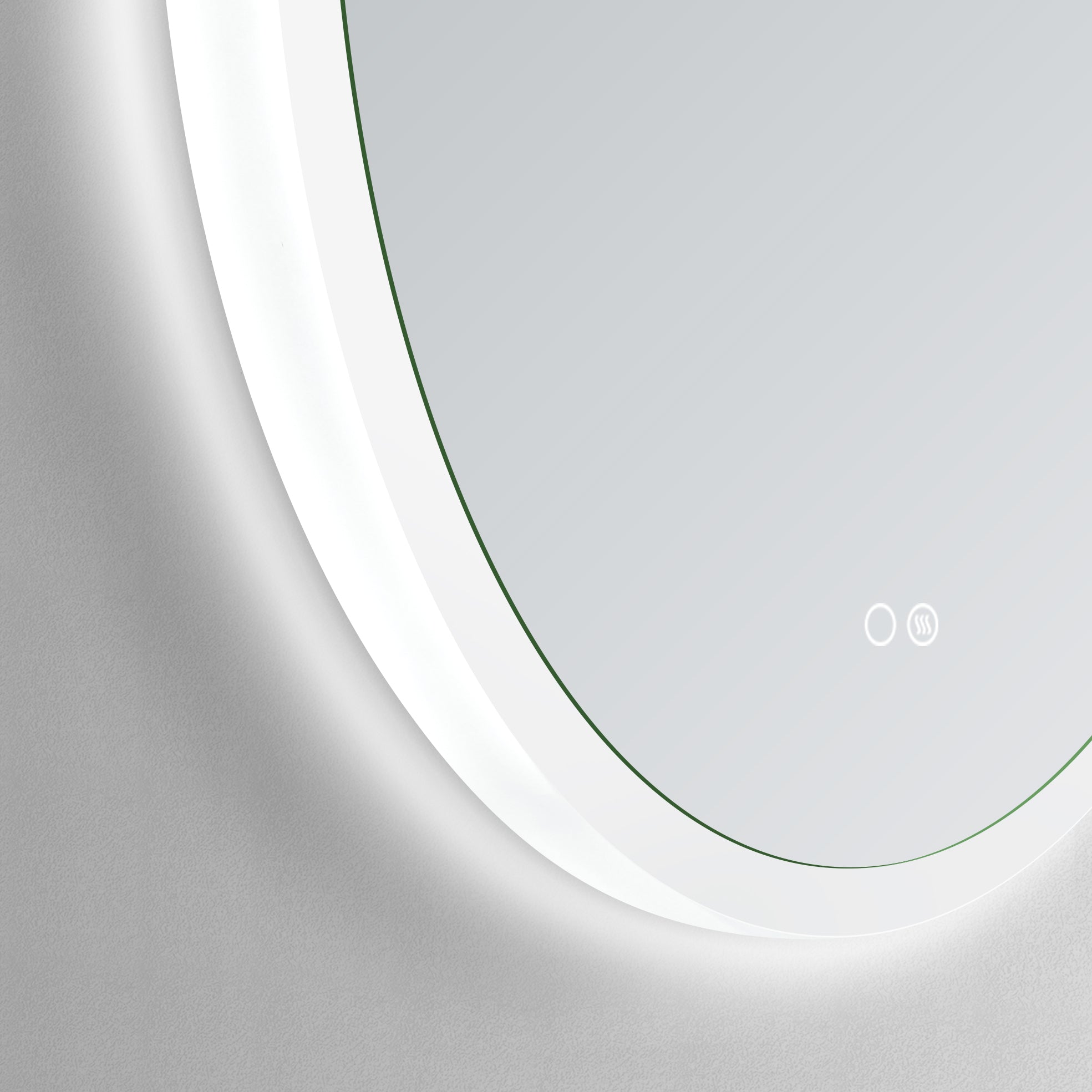 Saturn Round Illuminated Vanity Mirror | Modern Mirrors
