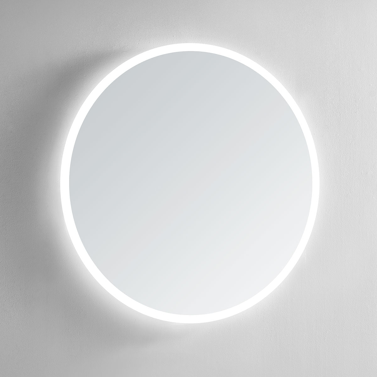 Luna Round Lighted Bathroom Vanity Mirror | Modern Mirrors