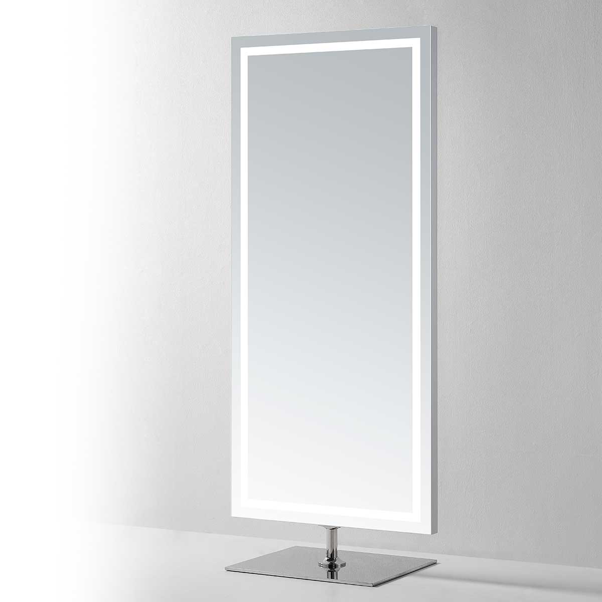 Nova Lighted Standing Full-Length Vanity Mirror | Modern Mirrors