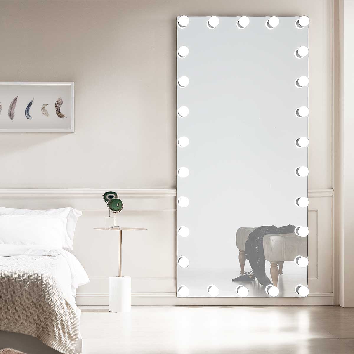Constellation 85 Lighted Full-Length Hollywood Vanity Mirror
